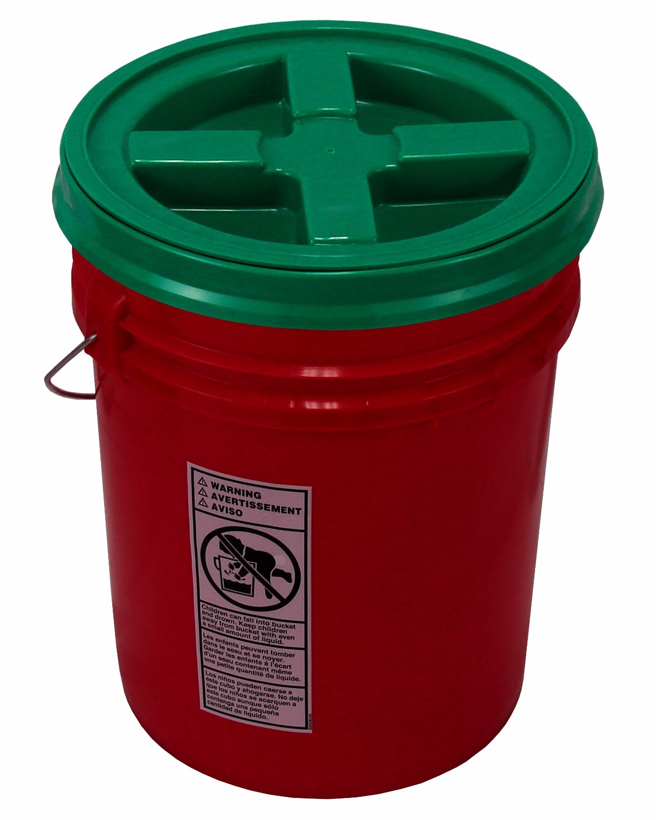 5 Gallon Red Bucket with Gamma Seal Lid | eBay