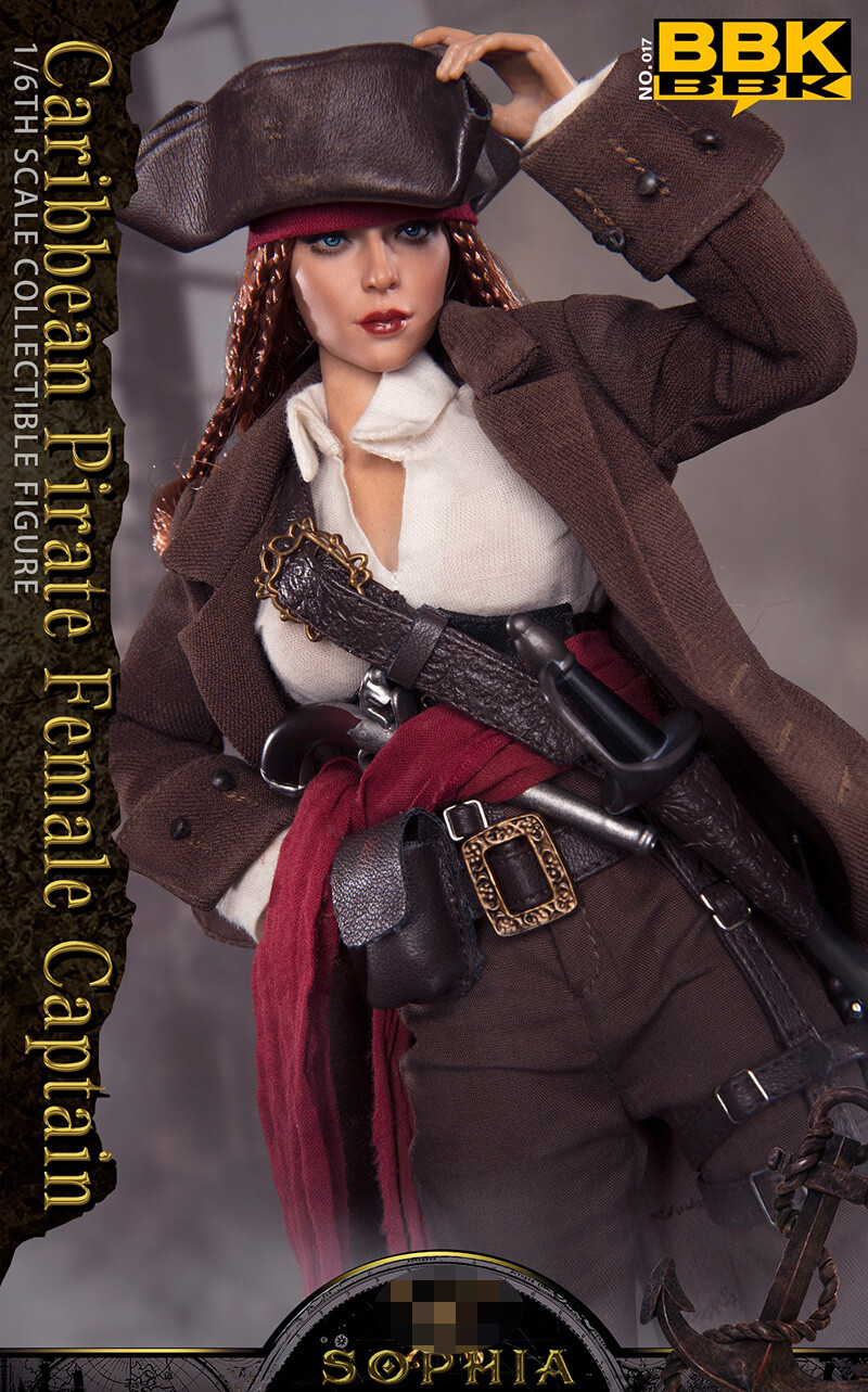 BBK Pirates of the Caribbean Female Captain Sophia 1/6 Action Figure ...