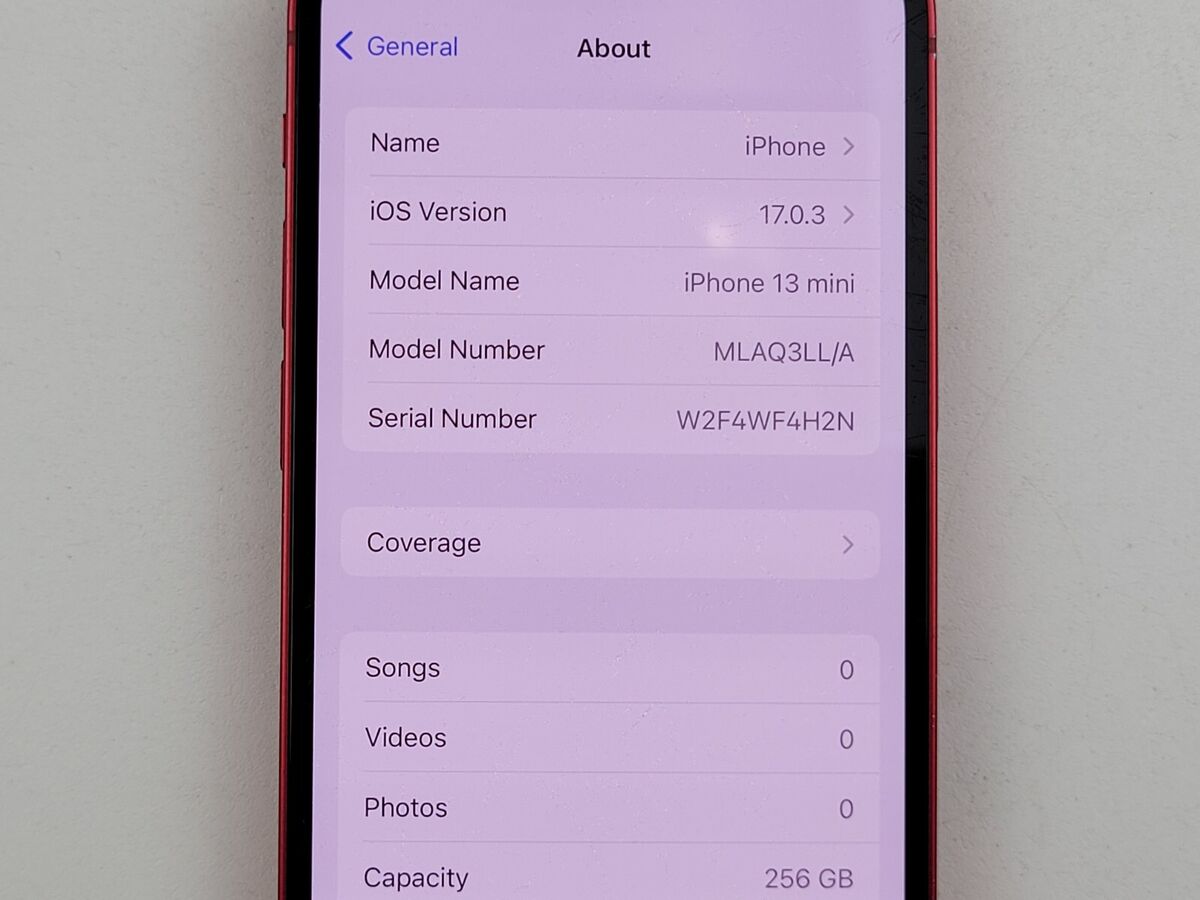 Apple iPhone 13 Mini (A2481) 256GB - (PRODUCT)Red (Unlocked Apple iPhone 13 Mini (A2481) 256GB - (PRODUCT)Red (Unlocked