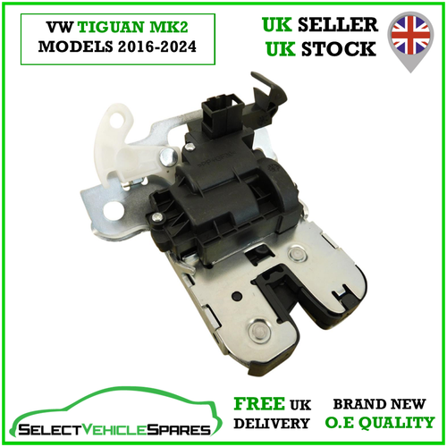 NEW VW TIGUAN MK2 BOOT LID TAILGATE LOCK CATCH ACTUATOR 5TA827505D 2016 ...