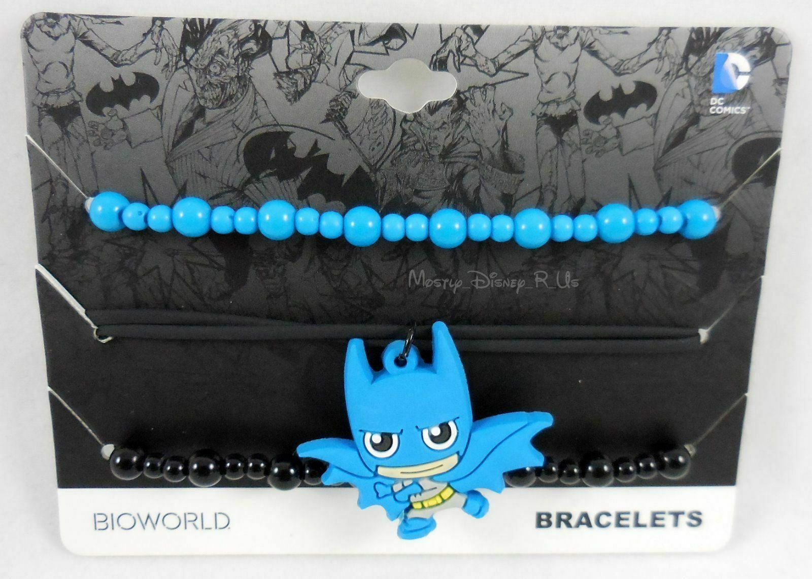 Neu DC Comics Batman Blau Chibi Armband Set Anhänger Logo Arm Party ...