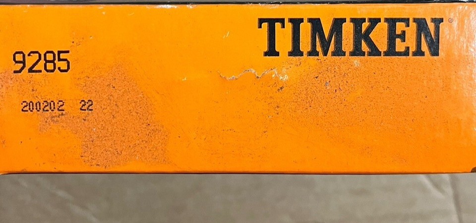 Timken 9285 Tapered Roller Bearing, Single Cone Brand New | eBay