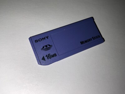 1pcs 16mb Sony fullsize Non PRO memory stick Older Sony cameras,Voice ...