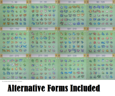 All pokemon living pokedex [1 - 807] - pokemon sword and shield/Home | eBay