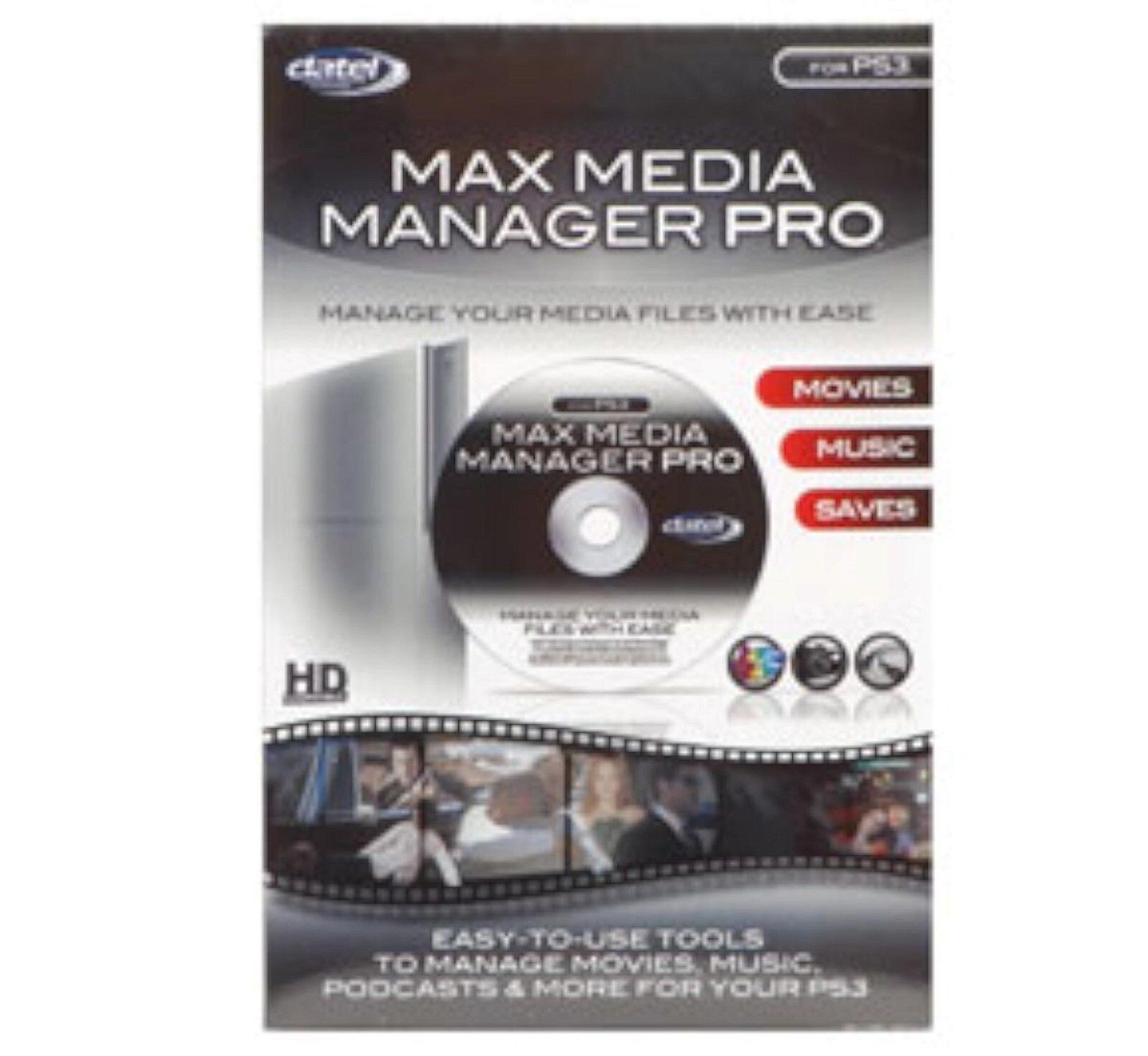 NEW PS3 Datel Max Media Manager Pro Software SAVE DVD MOVIES & CD MUSIC ...