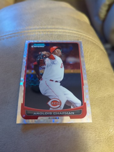 2012 Bowman Chrome X-Fractors Cincinnati Reds Baseball Card #210 ...