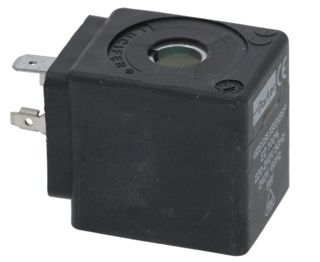 PARKER 483510S6 240V DZ06 9W 3 WAY SOLENOID VALVE COIL FOR COFFEE ...