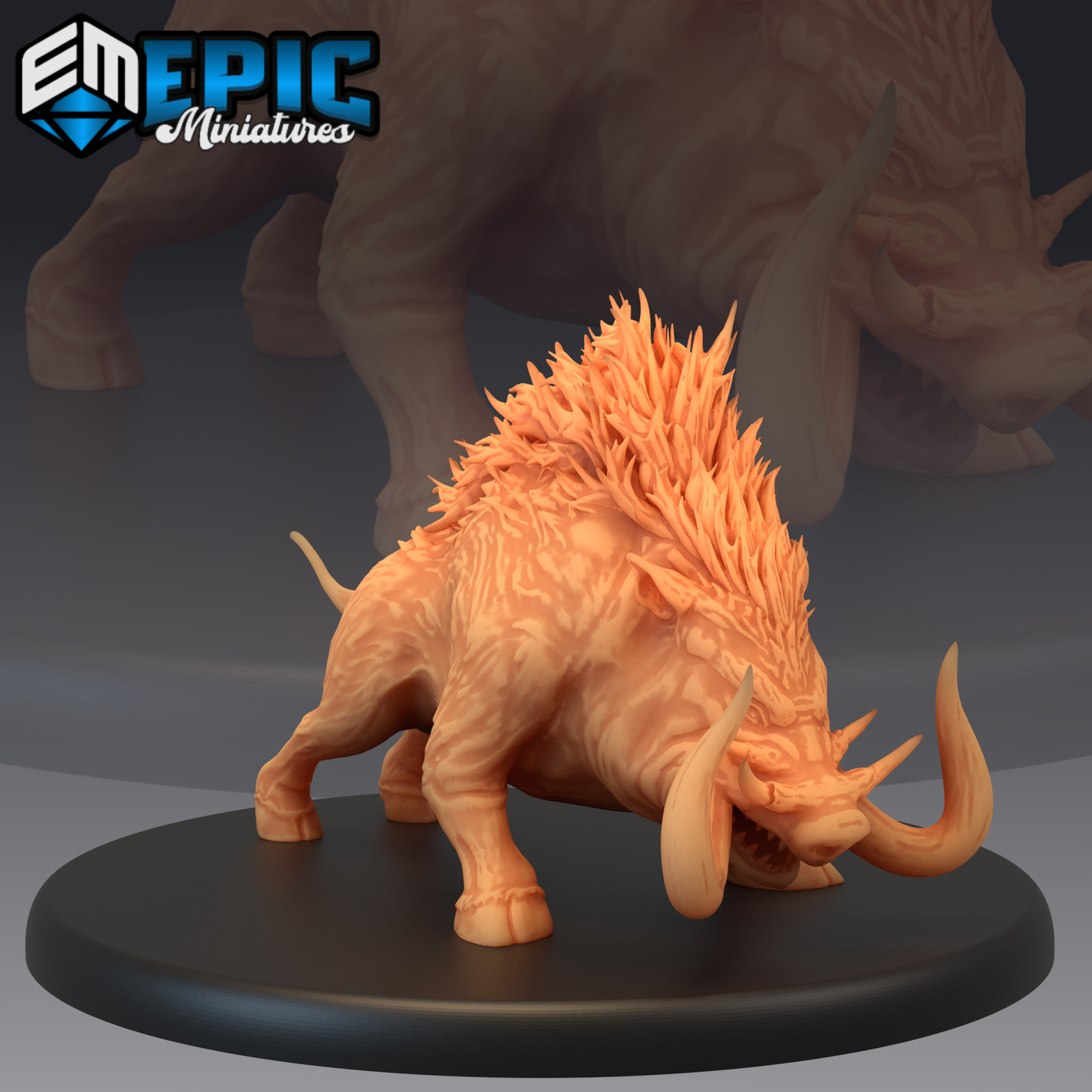 Forest Boar, Dungeons and Dragons Miniatures, D&D, Epic Miniatures ...