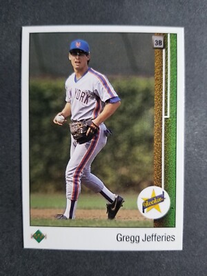 1989 Upper Deck rookie GREGG JEFFERIES card # 9 [C4] | eBay