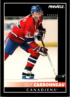 1992-93 Pinnacle - #43 Guy Carbonneau | eBay