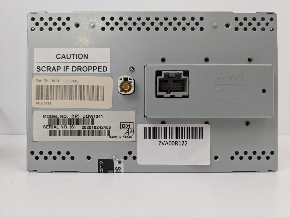 2010 2011 2012 Ford F150 Raptor Radio Info 8" Display Touch Screen BL3T ...