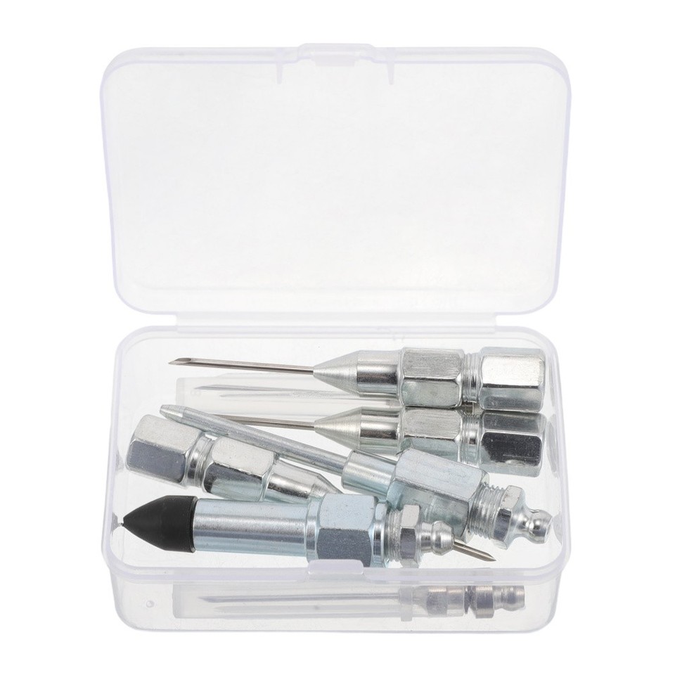 7 PCS Butter Needle Set Grease Gun Lubrication Accessories Adapter ...