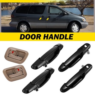 LH RH Interior Inside Outside Exterior Door Handle Fits Toyota Sienna ...