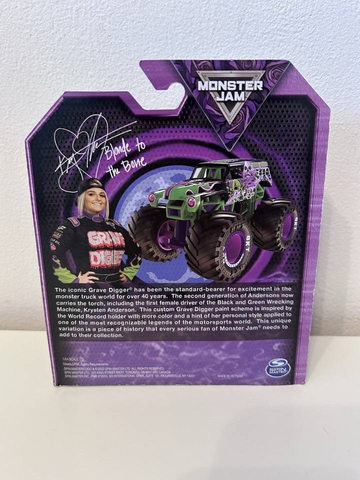 Monster Jam Blonde To The Bone Grave Digger 1 Of 5000 Limited 1:64 ...