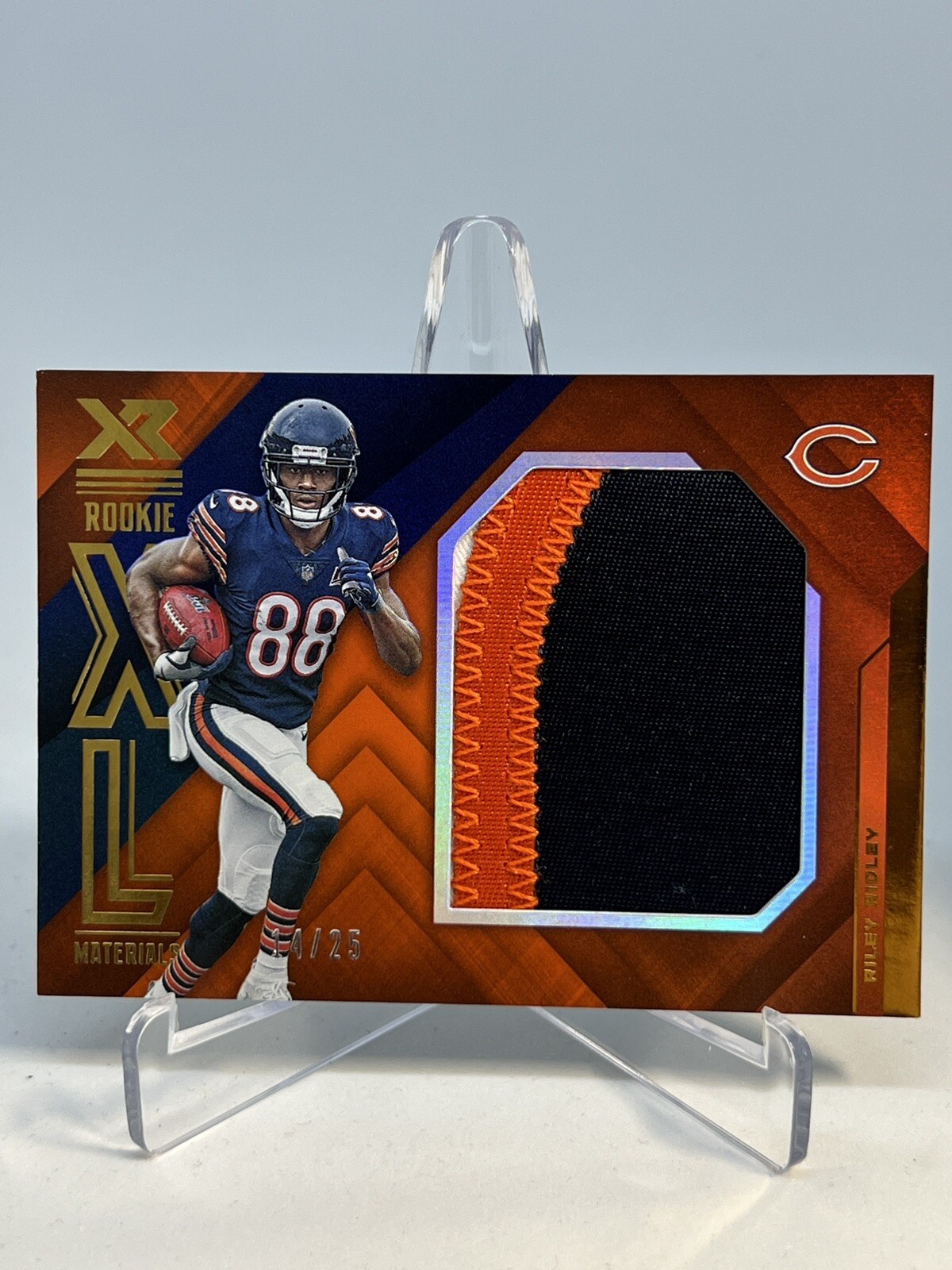 2019 Panini XR Rookie XL Materials /25 Riley Ridley #RXM-36 Rookie RC ...