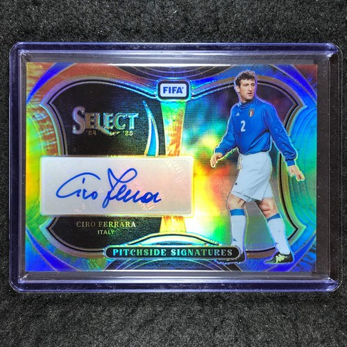 2024-25 Select FIFA CIRO FERRARA Pitchside Signatures Auto Tie-Dye 8/25 ...
