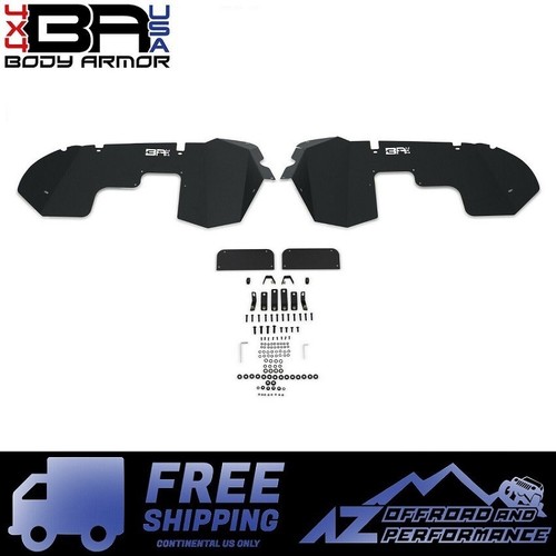 Body Armor 4X4 Front Inner Fenders Liners for '20-Newer Jeep Gladiator ...