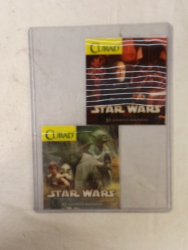Star Wars Yoda Darth Vader Curad Bandage EMPTY Box w/ 4 3D Lenticular ...