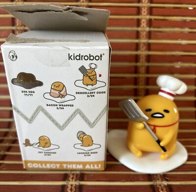 Kidrobot x Gudetama Eggcellent Cook 3/24 Mini Figure-OPEN BOX | eBay