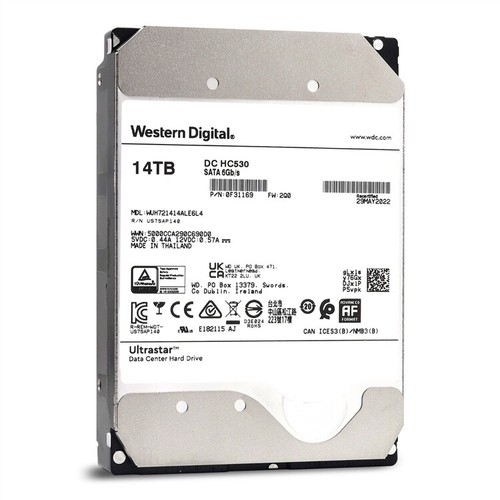 New Western Digital 14TB 7200RPM 512MB 6Gb/s SATA 3.5" HDD ...