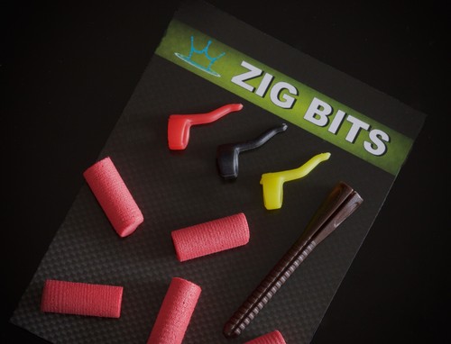 Zig foam - zig rig kit x15 red foams + aligners + foam tool - carp ...