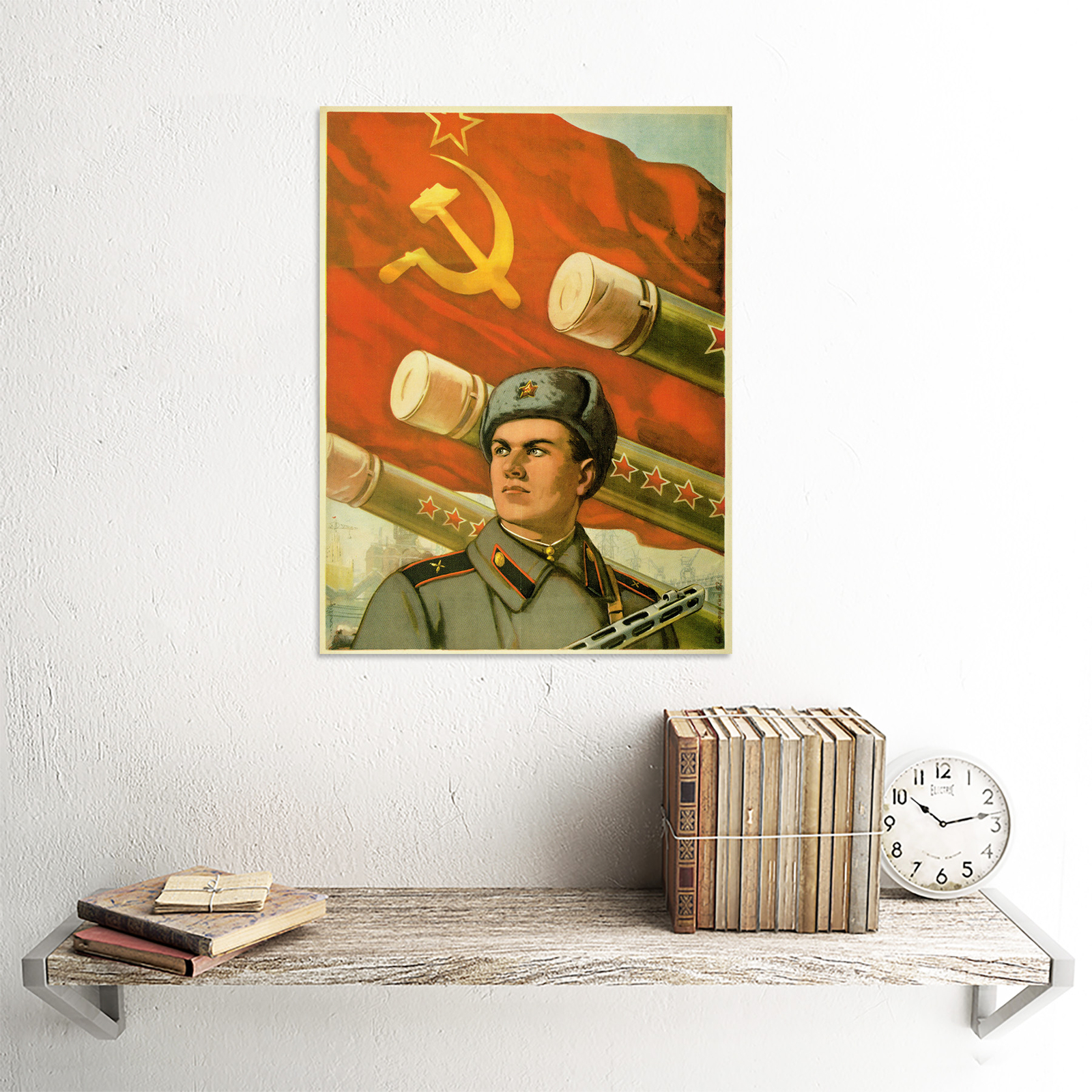 PROPAGANDA MILITARY ARTILLERY RED ARMY SOVIET USSR POSTER ART PRINT ...