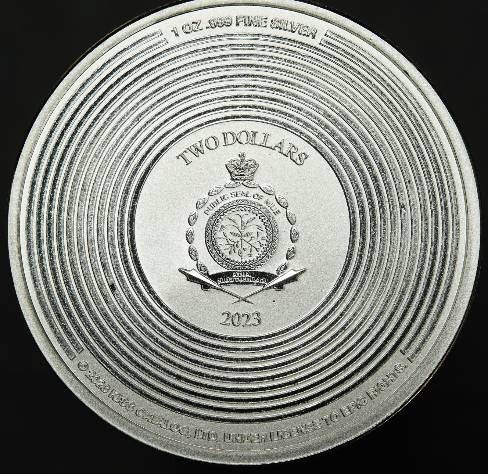 2023 KISS LAST TOUR EVER 50 Year Anniversary Niue 1oz 999 SILVER round ...