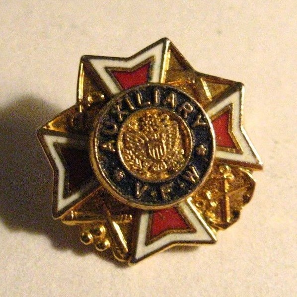 VFW Auxiliary Lapel Pin - Veterans Of Foreign Wars Military Soldier ...