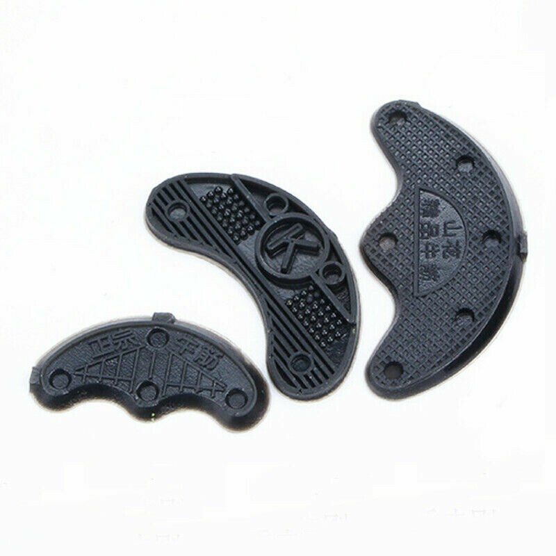 5/10X Rubber Sole Heel Saver Toe Plates Boots DIY Glue on Shoe Repair ...