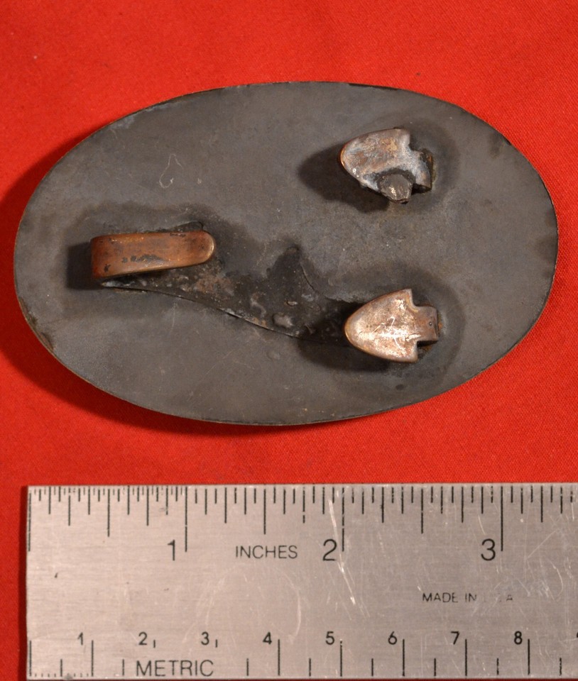 DEFARBED CIVIL WAR TEXAS CSA BELT BUCKLE ONLYQUALITY REPRO +FILM ...