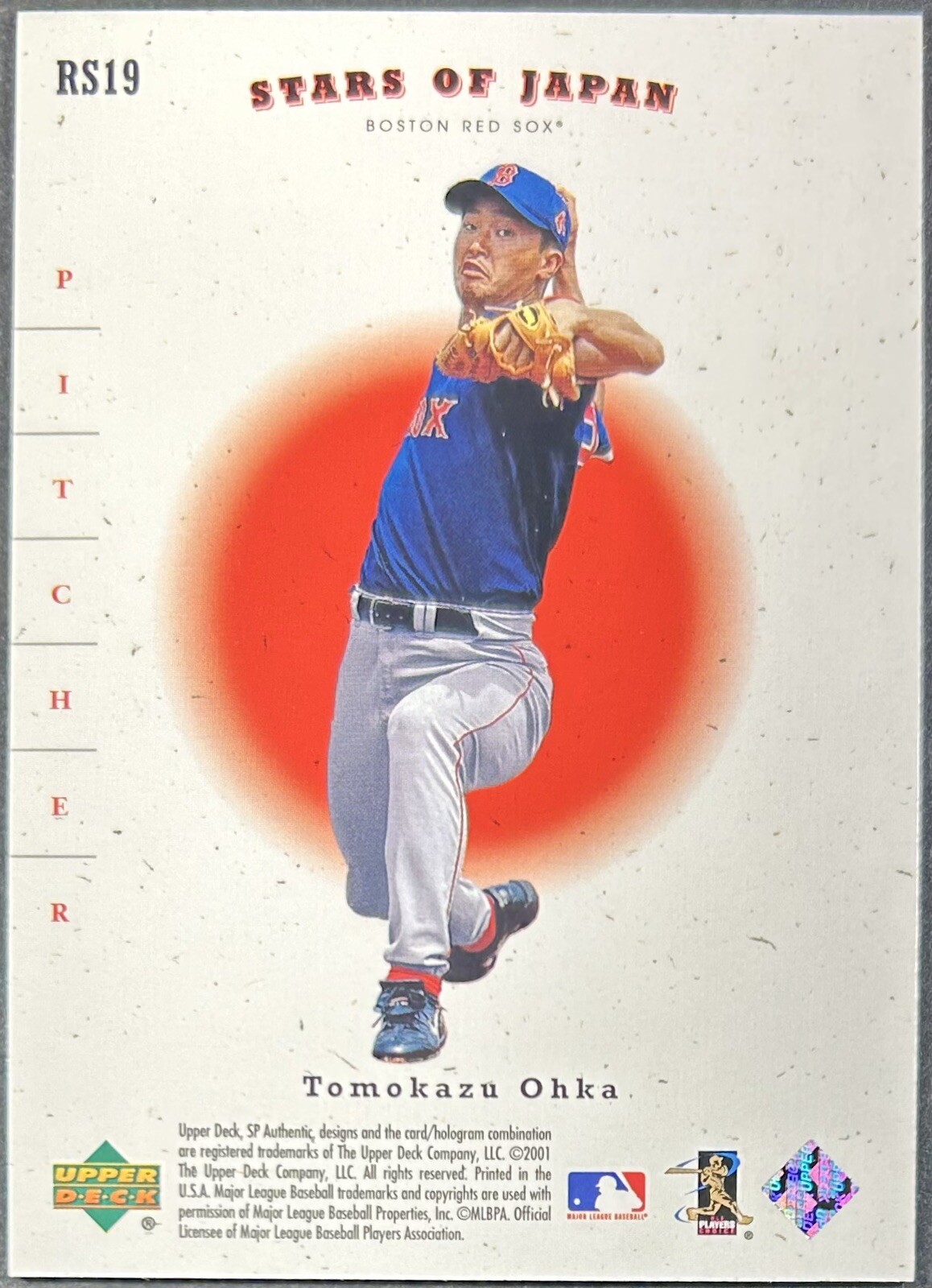 2001 Upper Deck SP Authentic Ichiro Suzuki Tomokazu Ohka #RS19 Stars of Japan | eBay