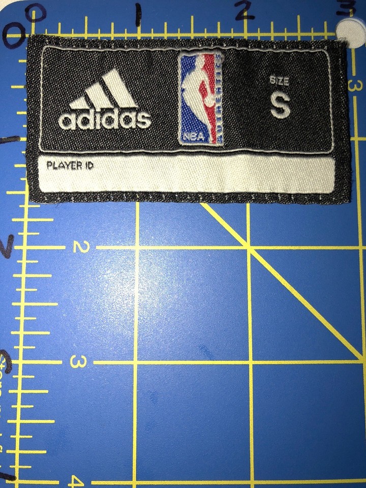 National Basketball Association NBA Logo Patch Tag Adidas Authentics ...
