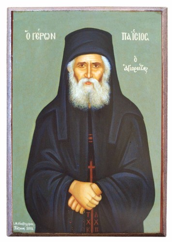 MONK PAISIOS, OF THE HOLY MOUNTAIN, ATHOS, GREECE-Greek Byzantine ...