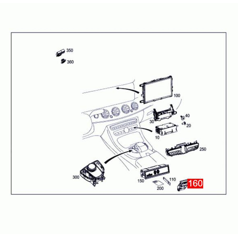 Multimedia Conn. Unit USB Port A2138203200 For Benz E-CLASS W213 C238 ...