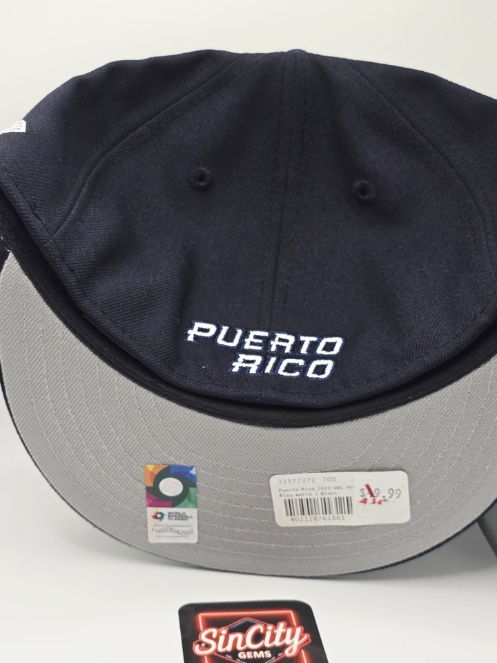 Puerto Rico WBC World Baseball Classic New Era 59FIFTY Navy Fitted Cap ...