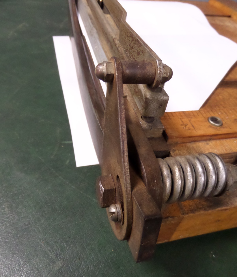 Vintage DRYAD Leicester Guillotine Paper Cutter Wooden | eBay UK