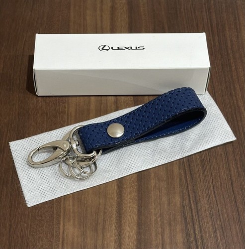 Keychain Lexus Genuine chain Navy Mesh Leather Novelty | eBay