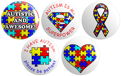 Badges & Patches I Have AUTISM Please Be Patient BUTTON PIN BADGE 25mm ...