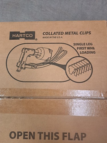 HARTCO COLLATED METAL CLIPS | CLP-3 | GALVANIZED | 3600PCS | eBay