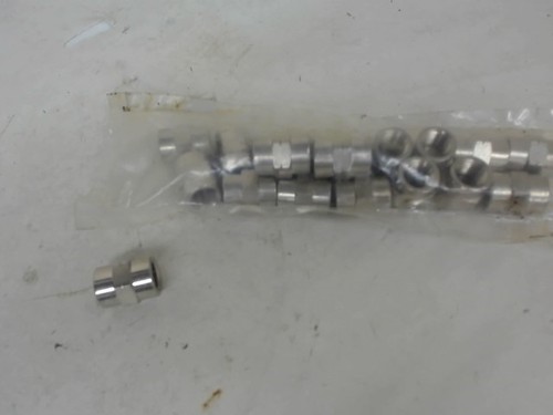 Lot Of 18, 3/8" Threaded Tubing Couplings, 14Mm Hex Shoulders, Threads ...