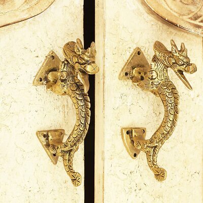 New Rare Handmade Brass Dragon Door Handles Pulls 1 Piece | eBay