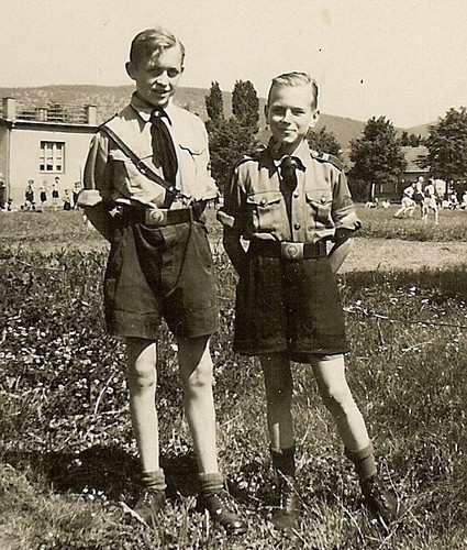**BEST! Full View Pic Pair Young German Uniformed Jugend Boys Posed in ...