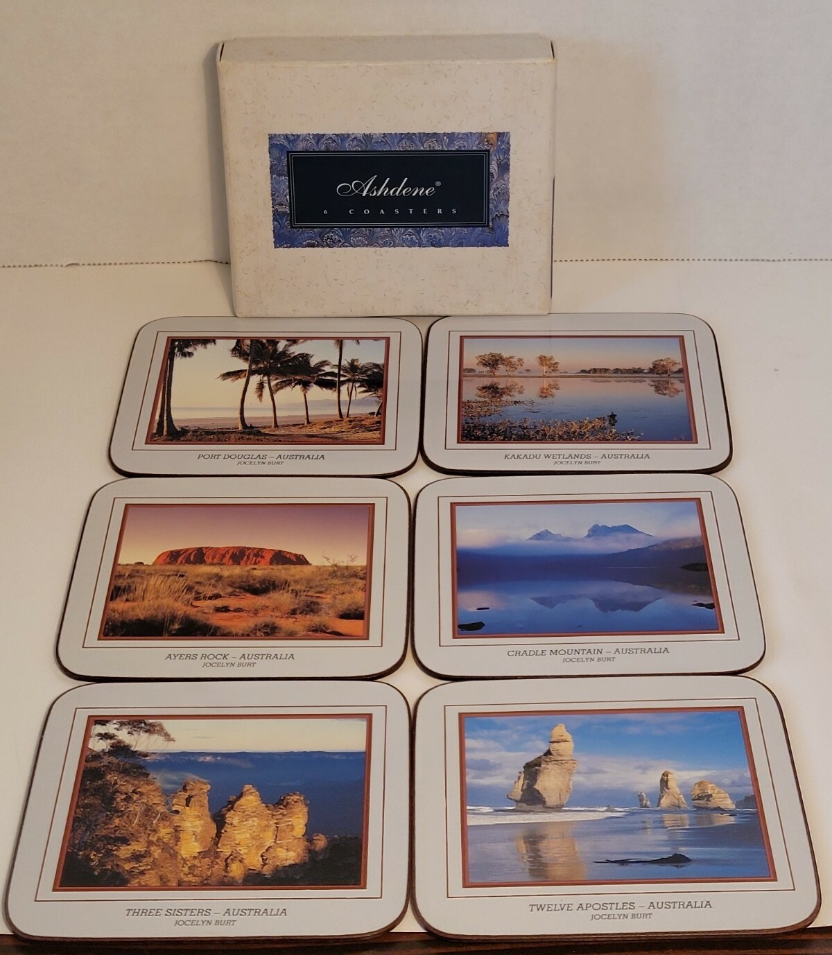 Ashdene Coasters Set Of 6 Australia Views Scenery Landscape Gift | eBay