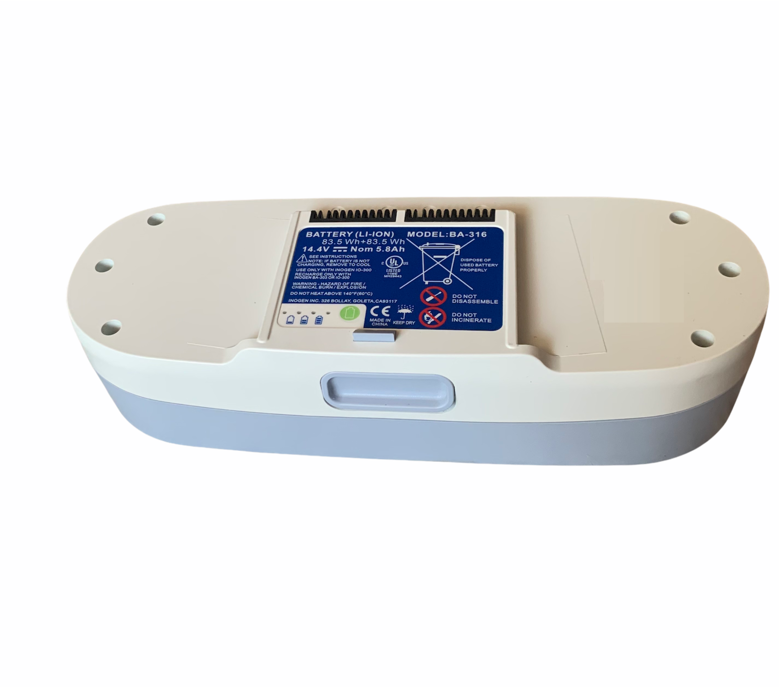 Inogen G3 Battery, Inogen One G3 Large Battery 16-Cell, Inogen BA-316 ...