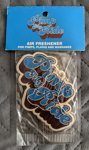 Rap Promo Air Freshener - PIMP MY RIDE - MTV 2004 SEALED PIMPS PLAYS ...