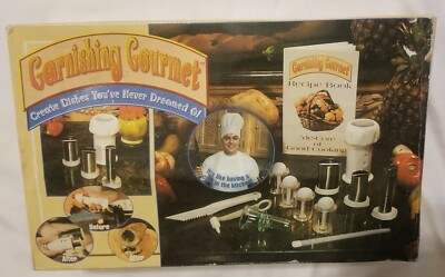 Garnishing Gourmet Kit Decorating Tool Set with Recipe Booklet | eBay