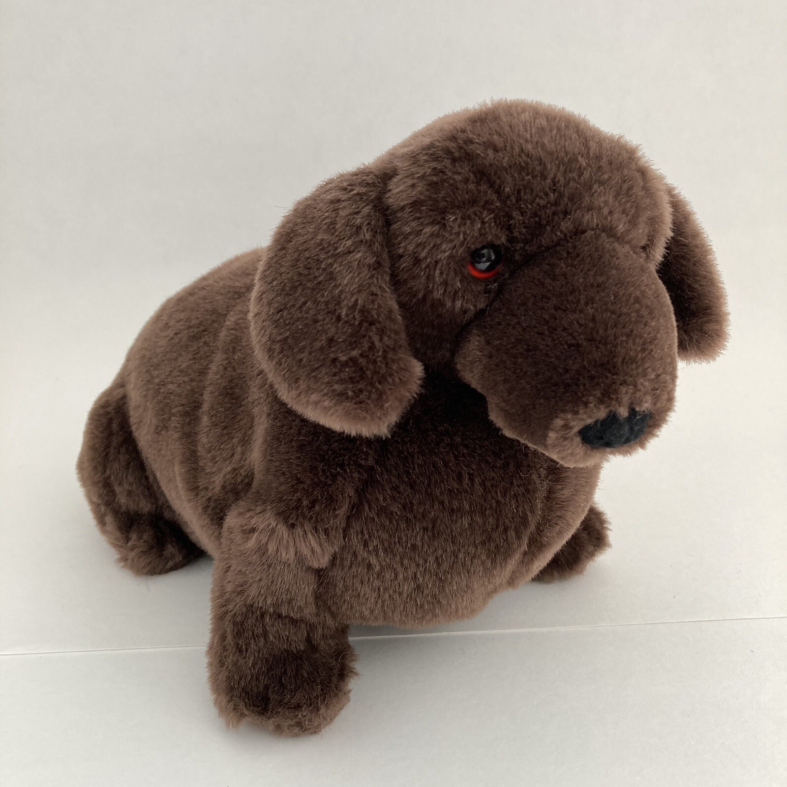 Dakin Baron Pampered Pets Dachshund Dodson Dog Plush Dark Brown Vintage ...