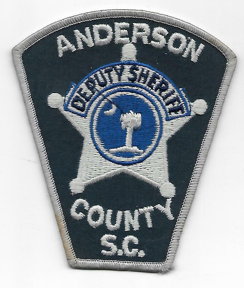 ANDERSON COUNTY SOUTH CAROLINA DEPUTY SHERIFF UNIFIORM BADGE 4X5 UNUSED ...