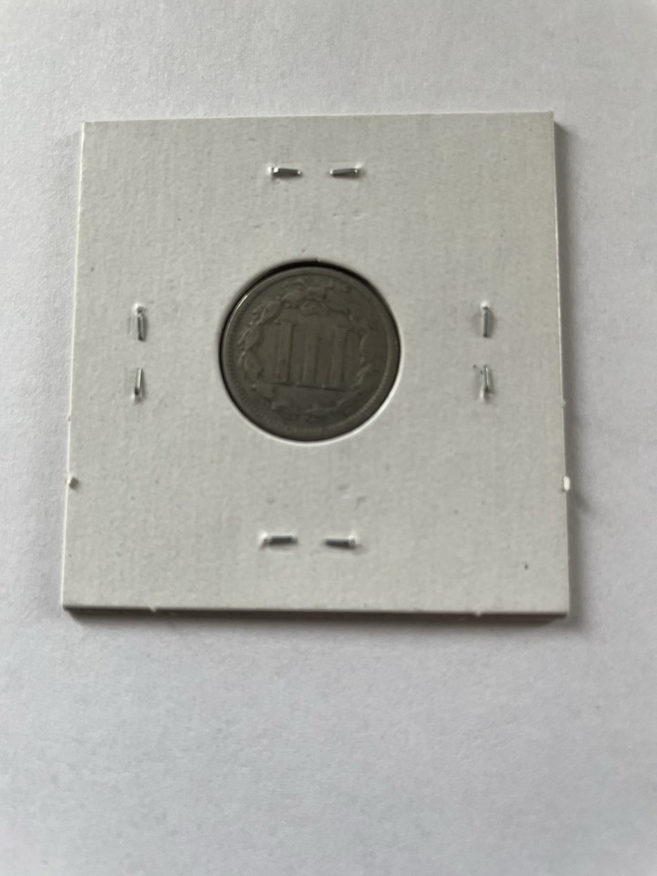 1865 Three Cent Piece Trime - Early US Type Coin 3 Cent! | eBay