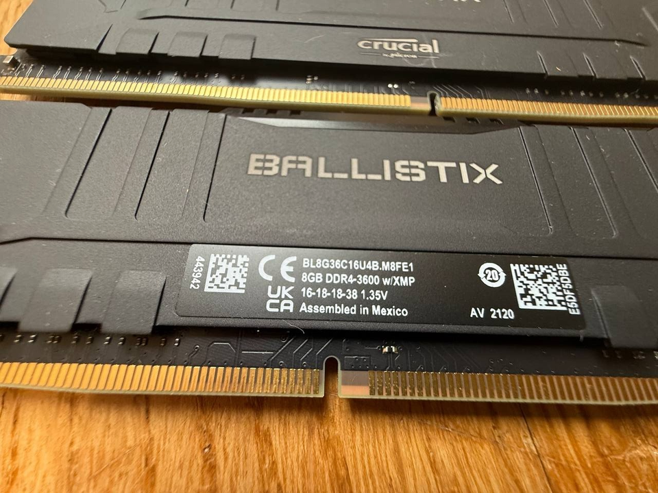 Crucial Ballistix RGB 16GB (2x8GB) DDR4-3600 CL16 RAM Kit Black ...